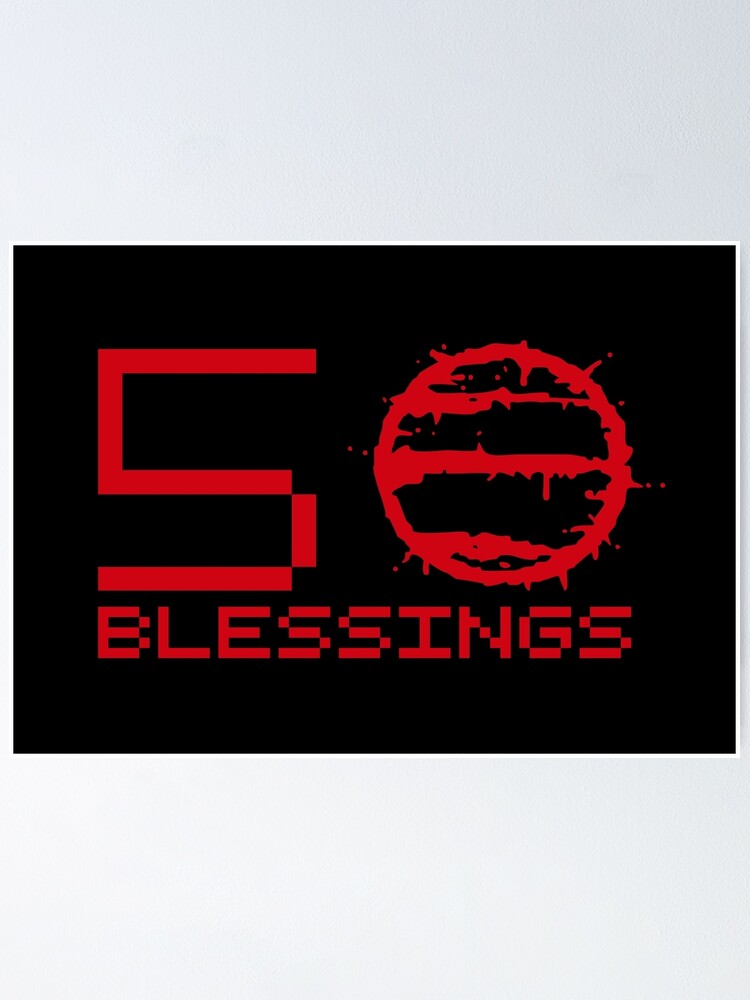 "Hotline Miami: 50 Blessings - Text" Poster for Sale by Djidiouf ...