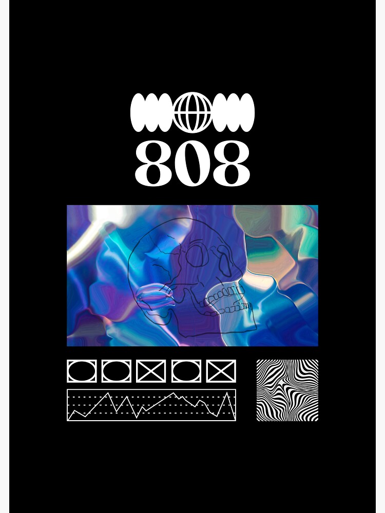 "Bang like an 808" Sticker for Sale by biiianque | Redbubble