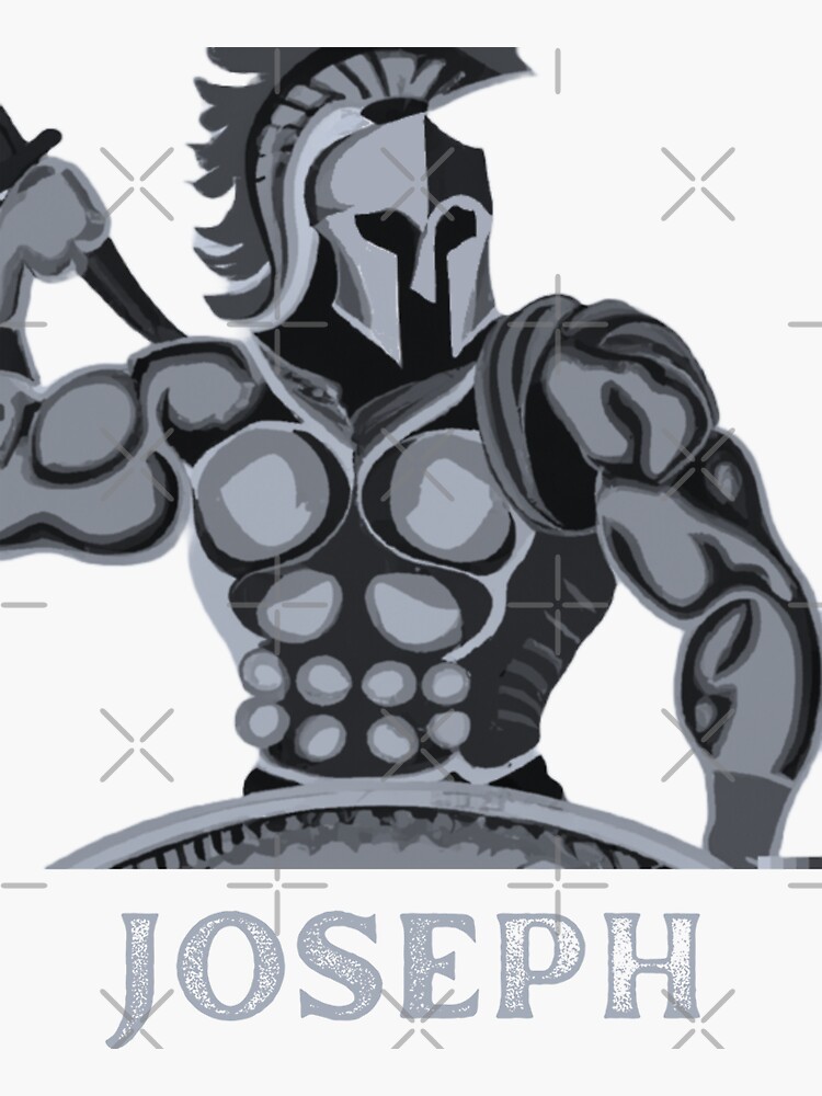 "Joseph Spartan Warrior Ricky Joe" Sticker for Sale by PapitosPlace ...