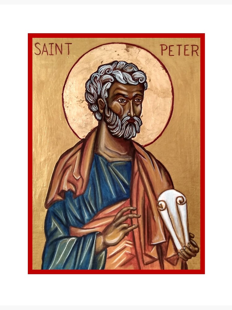 "St Peter Icon" Sticker for Sale by Kassianis-art | Redbubble