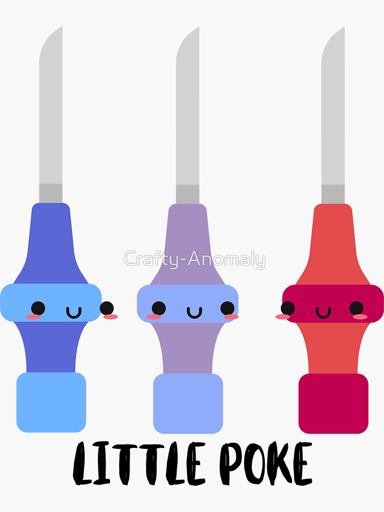 "Little Poke, IV line phlebotomy - EMS, Nurse" Sticker for Sale by ...