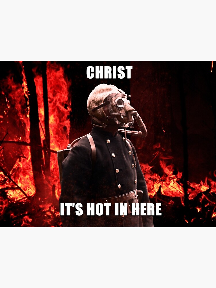 "A London Fire Brigade fireman, wearing a smoke helmet, 1908. (Meme ...