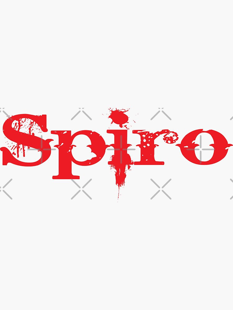 "Spiro My Name Is Spiro Spyros Spyro Spiros" Sticker for Sale by ...