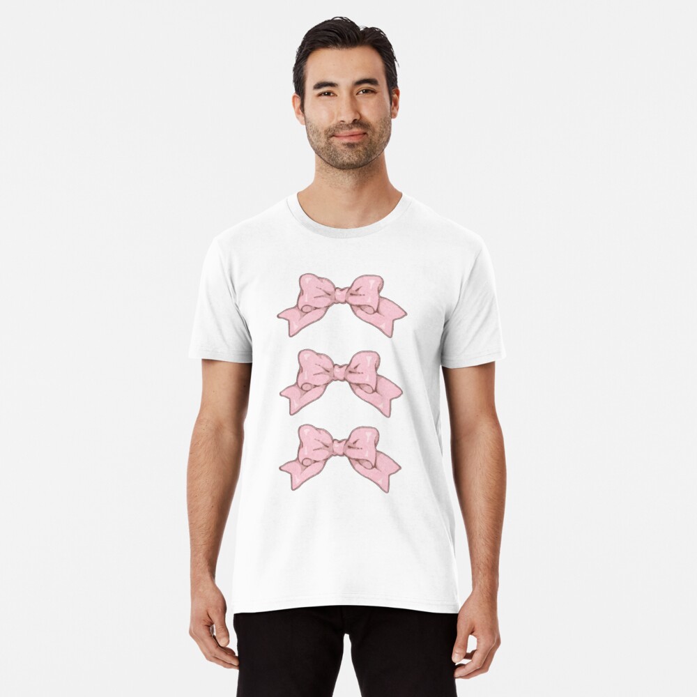 "Coquette pink ribbon bow " Sticker for Sale by Pixiedrop | Redbubble