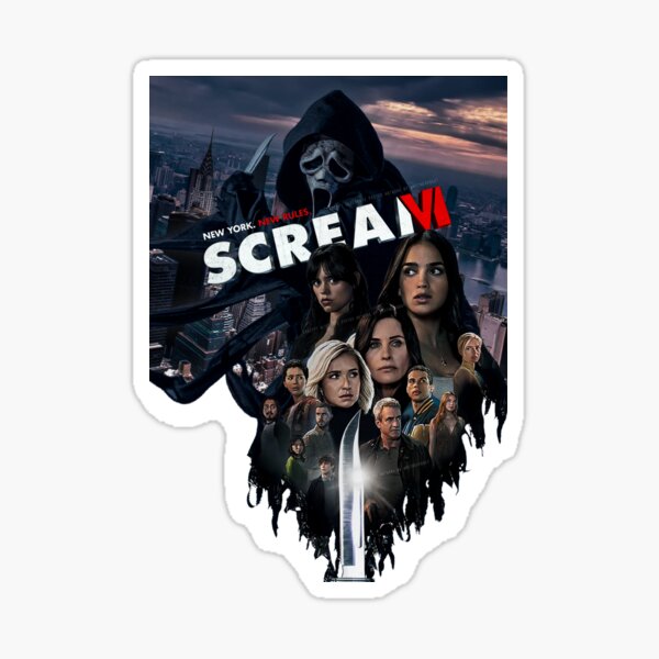 "SCREAM VI" Sticker for Sale by artpopculture | Redbubble