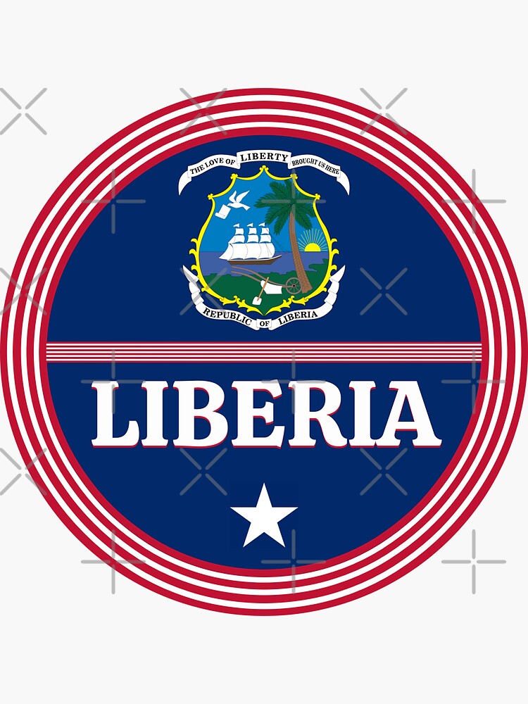 "My Liberian Identity" Sticker for Sale by FedSherDesign | Redbubble