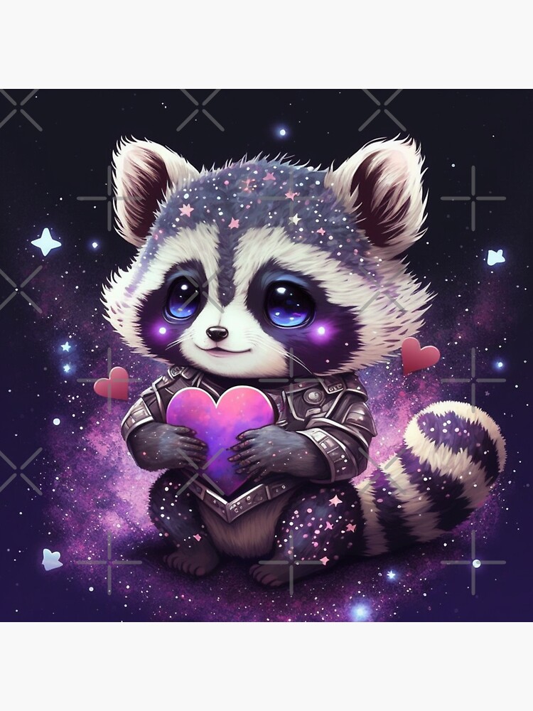 "Rascal: The Handsome Warrior Raccoon" Sticker for Sale by Ongoing-adhd ...