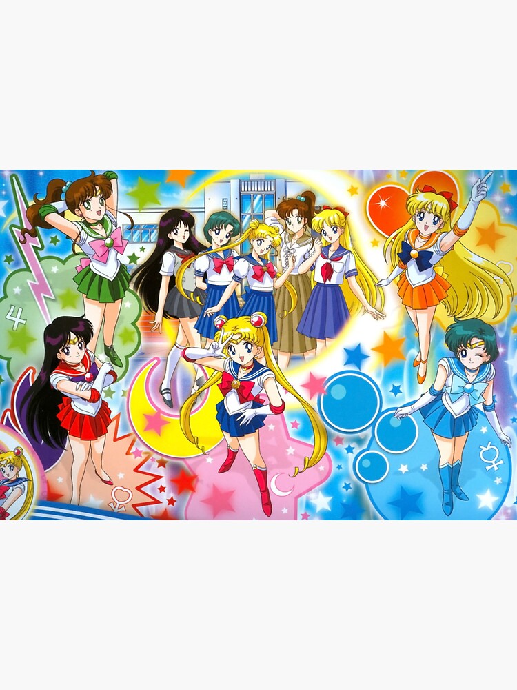 "sailor moon poster art" Sticker for Sale by zamankhan | Redbubble