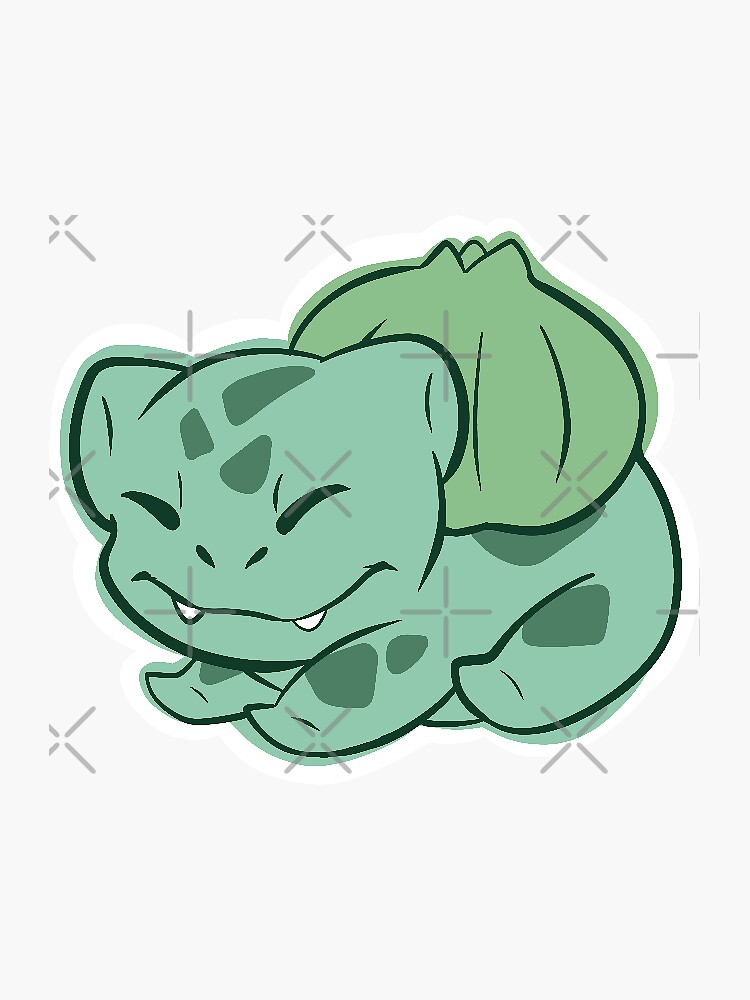 "Bulba Pkm" Sticker for Sale by RedsCavern | Redbubble