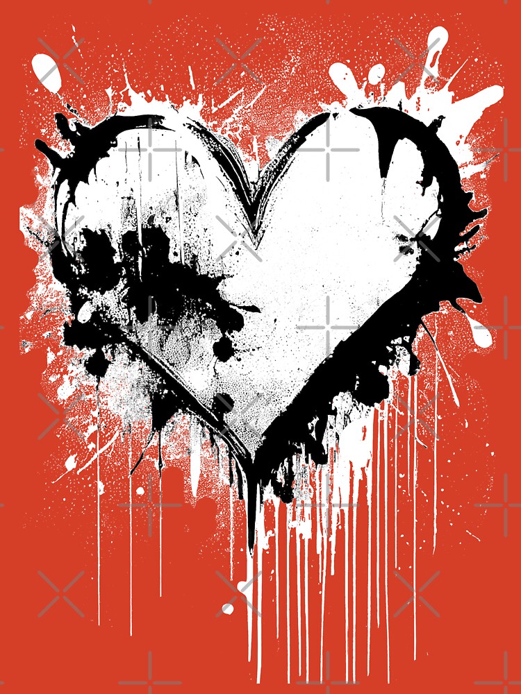 Graffiti Heart Drawing Heart Graffiti Stock Photo. Image Of Heart,