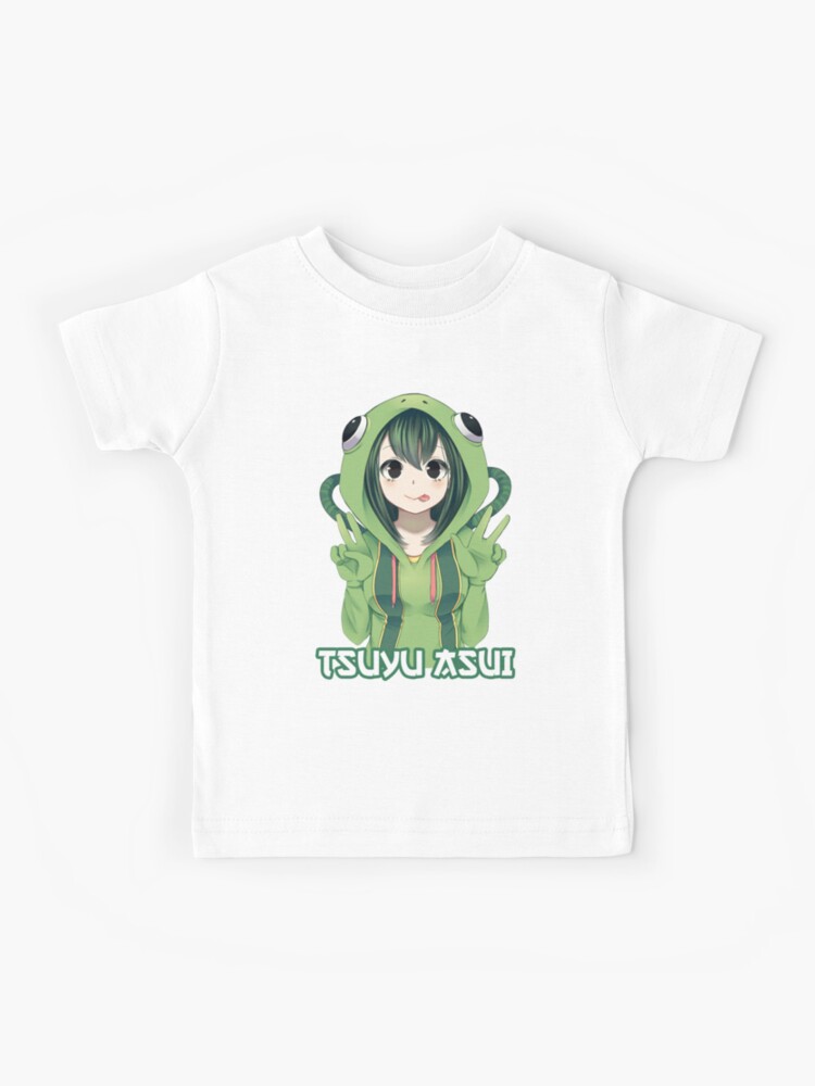 "tsuyu asui cute" Kids T-Shirt for Sale by Alexandersky90 | Redbubble