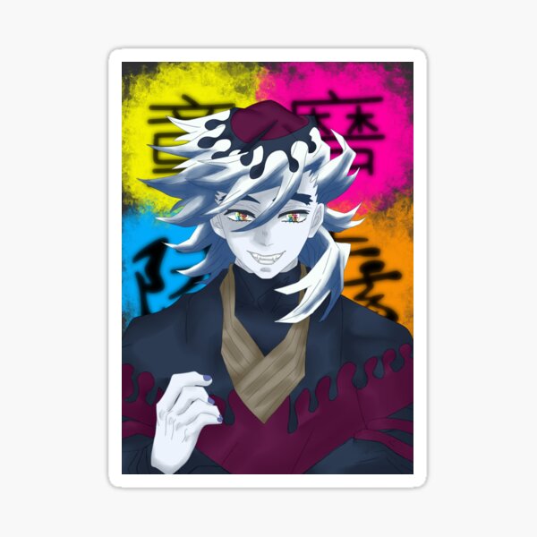 "DOMA UPPER TWO Stickers, Demon Slayer " Sticker for Sale by rnasser ...