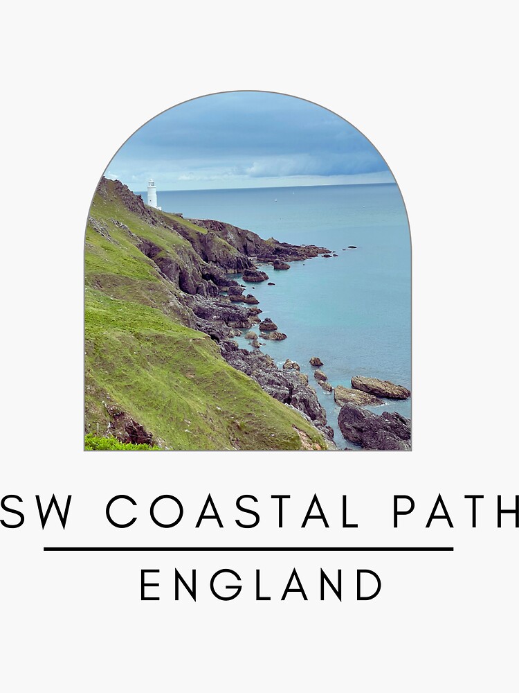 "Southwest Coastal Path, Devonshire England" Sticker for Sale by ...