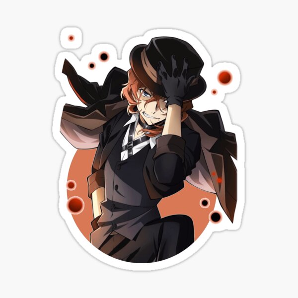 "Chuuya Bsd" Sticker for Sale by sparkledoom | Redbubble