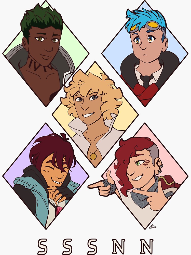 "Team SSSNN Shirt" Sticker for Sale by EpikBecky | Redbubble