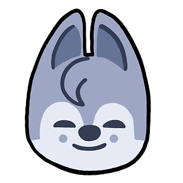 "SKZOO Wolf Chan" Sticker by ErvaKrblt | Redbubble