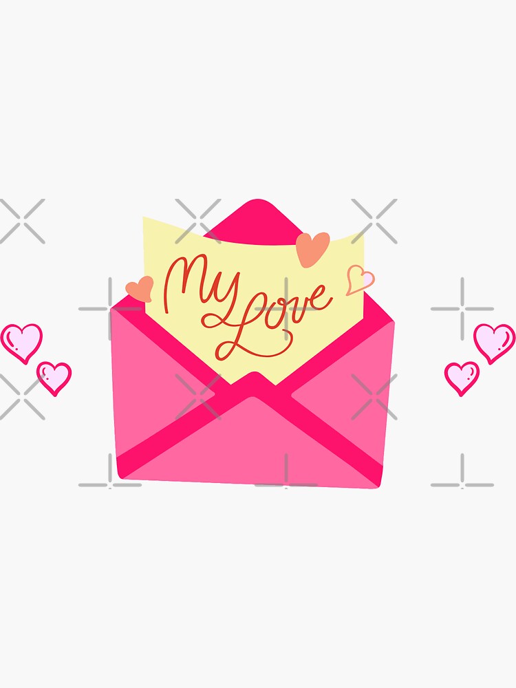 "my love " Sticker for Sale by lanamarais | Redbubble