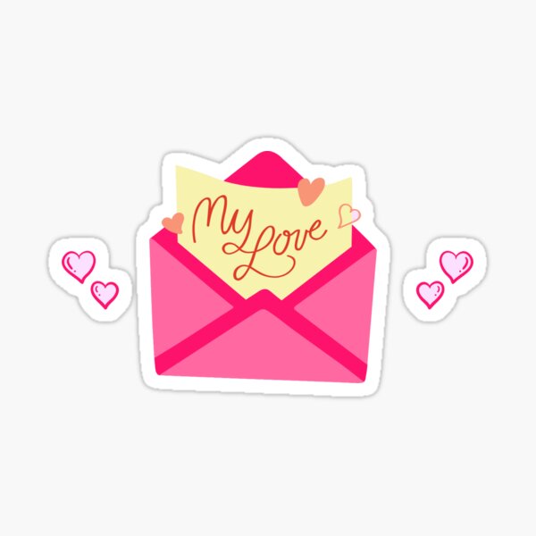 "my love " Sticker for Sale by lanamarais | Redbubble