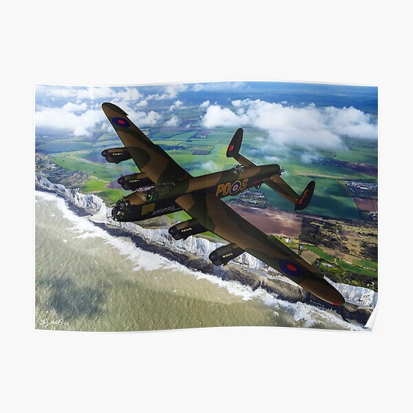 "RAAF Avro Lancaster" Poster for Sale by tomandersonart | Redbubble