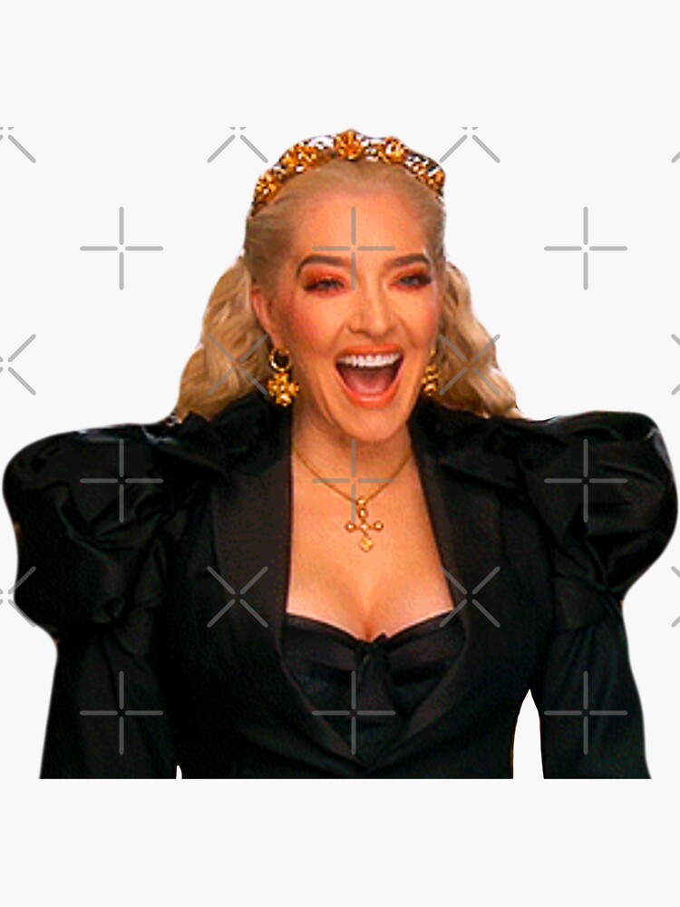 "RHOBH - Erika" Sticker for Sale by HousewivesStore | Redbubble