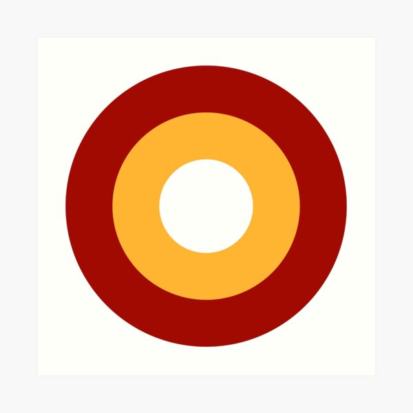 "Roundel of the Qatar Emiri Air Force " Art Print by abbeyz71 | Redbubble