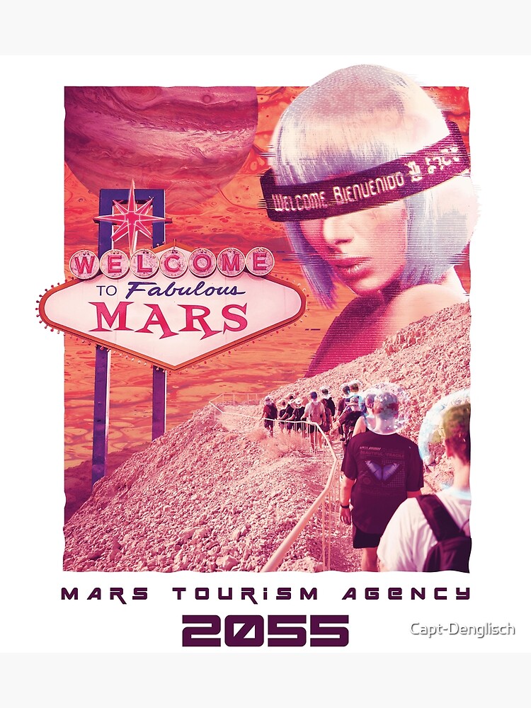 Mars Tourism Agency 2055 - Welcome to Fabulous Mars Premium Matte ...
