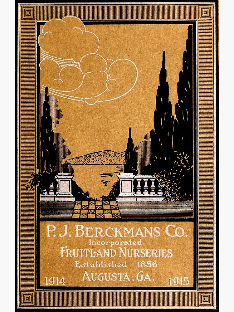 "Berckmans Place Augusta GA Master Golf Site 1915" Poster for Sale by ...