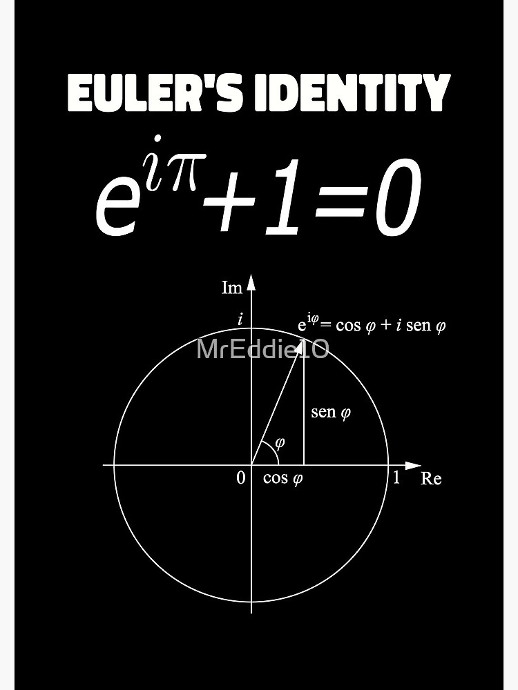 Cuaderno for Sale con la obra «Fórmula matemática de identidad de Euler» de MrEddie10 | Redbubble