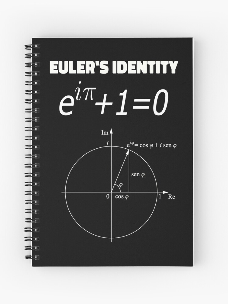 Cuaderno for Sale con la obra «Fórmula matemática de identidad de Euler» de MrEddie10 | Redbubble