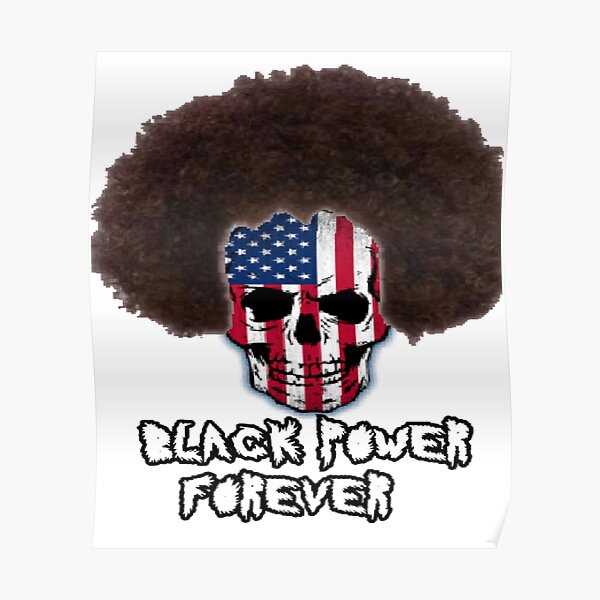 "black power" Poster by Claudnei | Redbubble