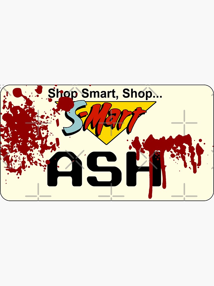 "S-Mart Name Tag" Sticker for Sale by AshenIris | Redbubble