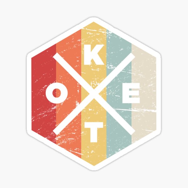"Retro Vintage KETO Icon" Sticker by ethandirks | Redbubble