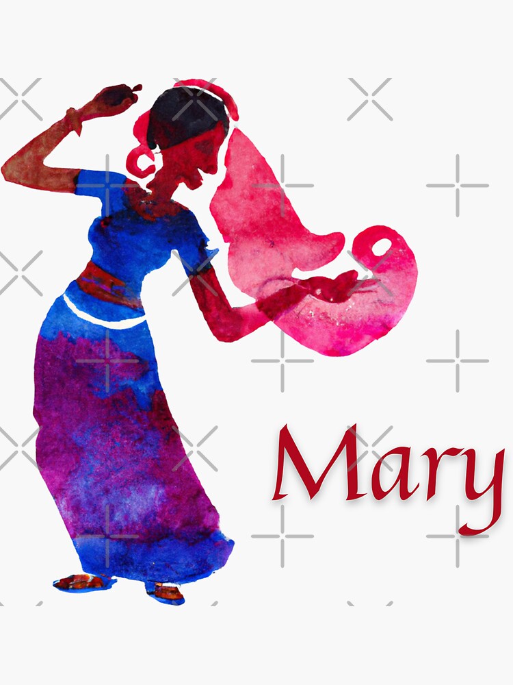 "Mary Name Feminine Woman Dancing Girl Lady Birthday Celebration ...