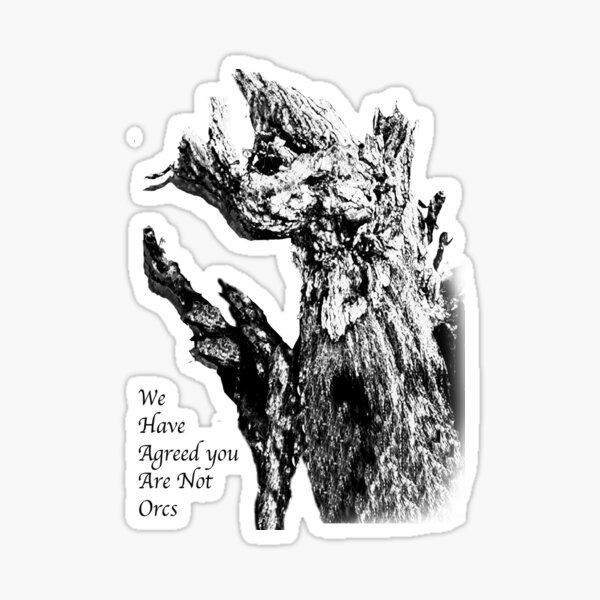"Treebeard " Sticker by JackofallTrades | Redbubble