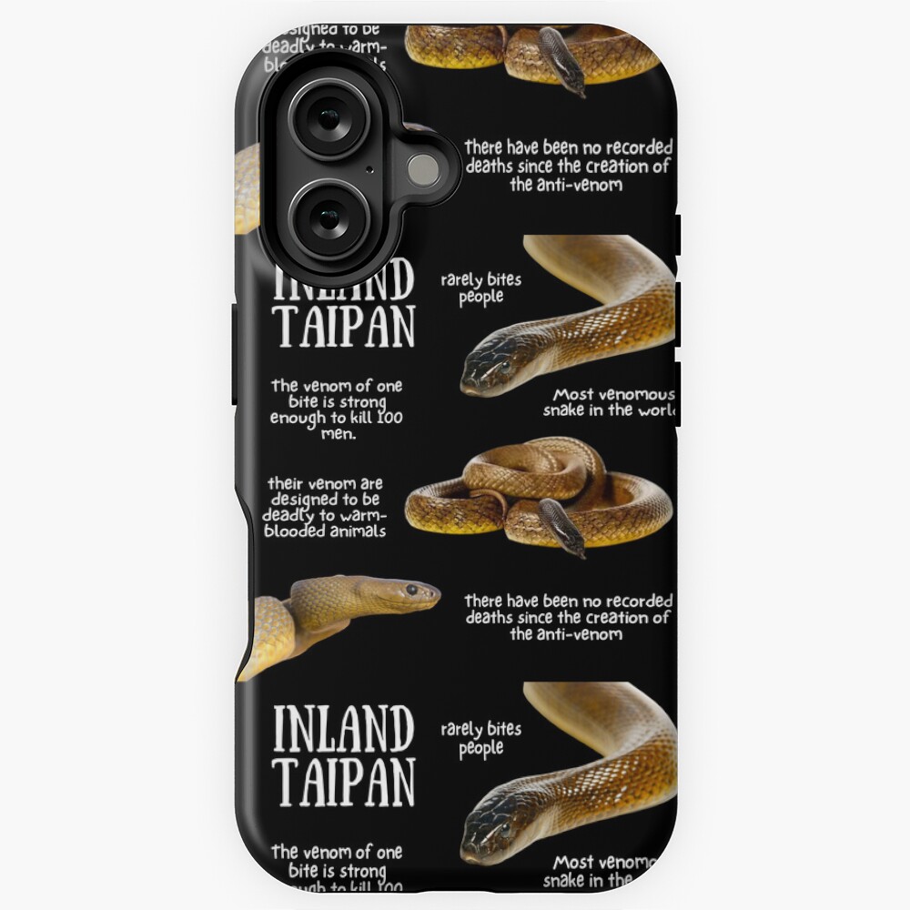 "Inland Taipan Snake Fun Facts" Poster for Sale by KyleNesas | Redbubble