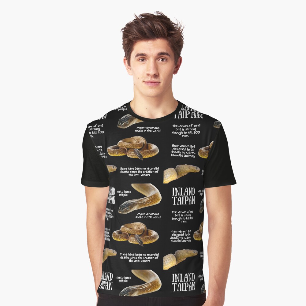 "Inland Taipan Snake Fun Facts" Poster for Sale by KyleNesas | Redbubble