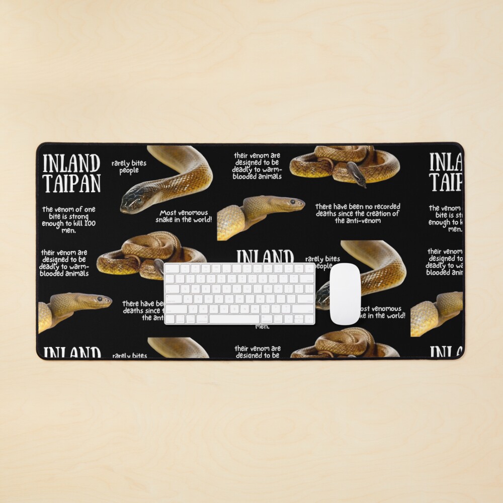 "Inland Taipan Snake Fun Facts" Poster for Sale by KyleNesas | Redbubble