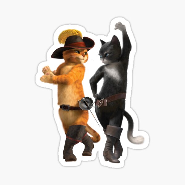 Pegatina «⭐️ALTA CALIDAD⭐️ el gato con botas 2» de ayoubbich | Redbubble