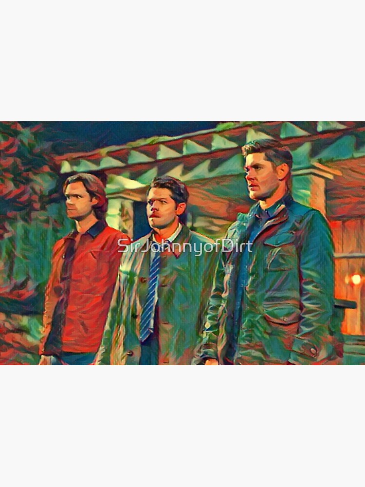 "Supernatural Fan Art Collection. Sam and Dean Winchester with Castiel ...