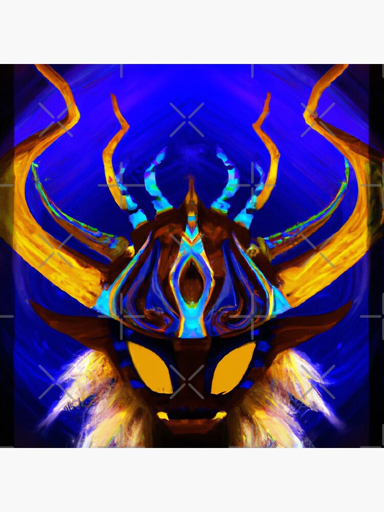 "Puerto Rican Carnival Vejigante Mask" Sticker for Sale by ...