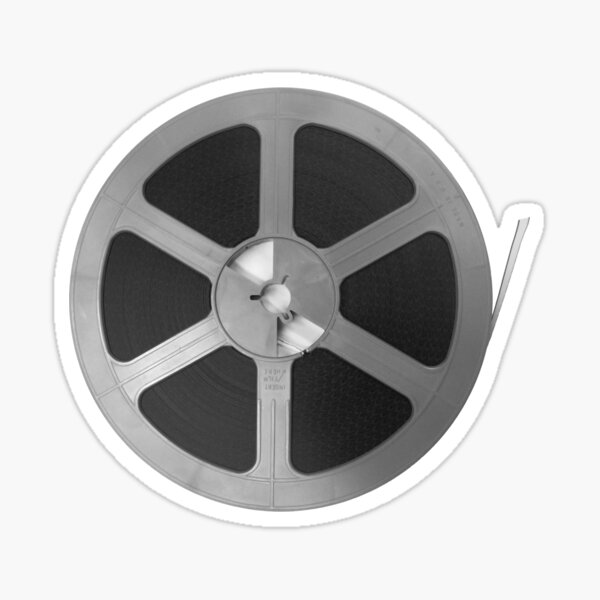 "Film reel design" Sticker for Sale by 8mmAttire | Redbubble