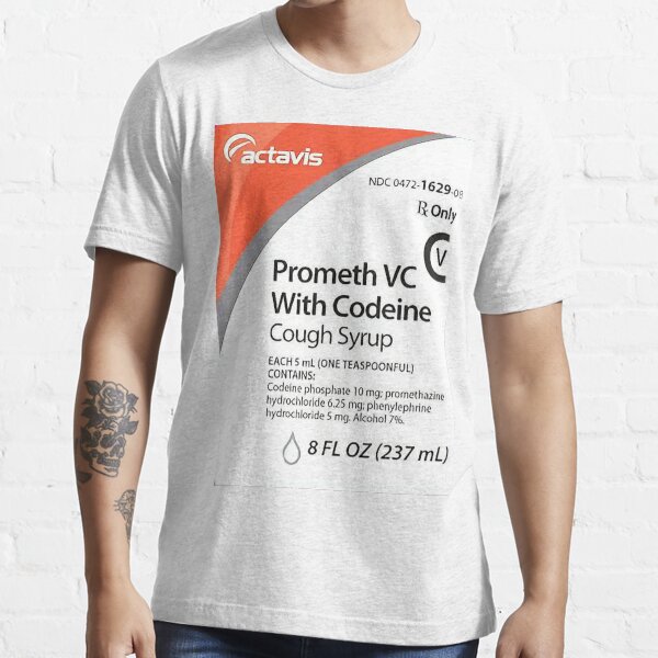 "Actavis Label Sticker" T-shirt for Sale by MrMyagii | Redbubble ...