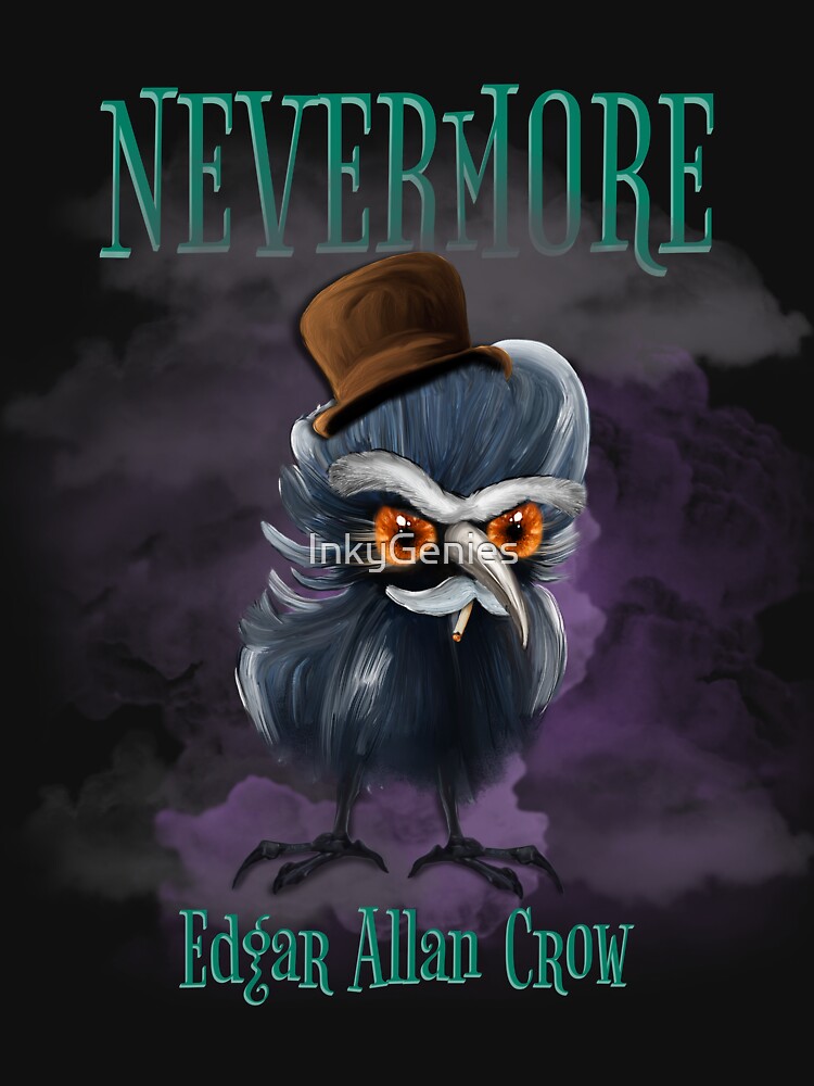 "NEVERMORE - Edgar Allan Crow, The Raven" T-shirt for Sale by ...