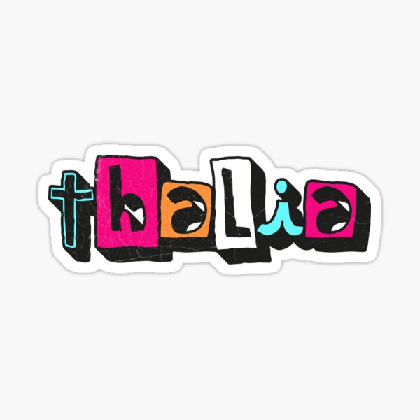 "THALIA name, My name is Thalia" Sticker for Sale by Danylo Mikhnievych ...