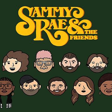 "Sammy Rae & the Friends original lineup orb doodle sticker" Sticker ...