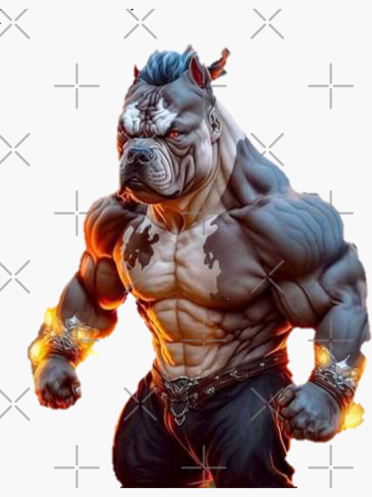 "Power bully" Sticker for Sale by Kennyvdk | Redbubble