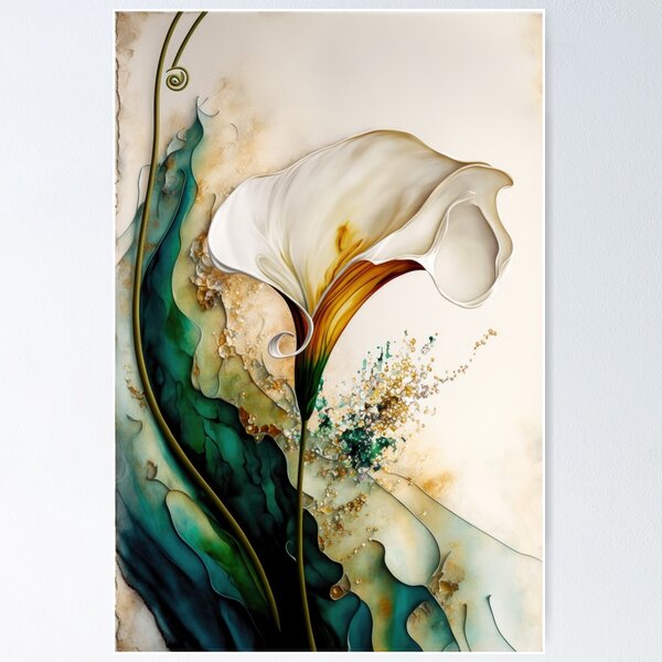 "Pastel Calla Lily" Poster for Sale by riquishop | Redbubble