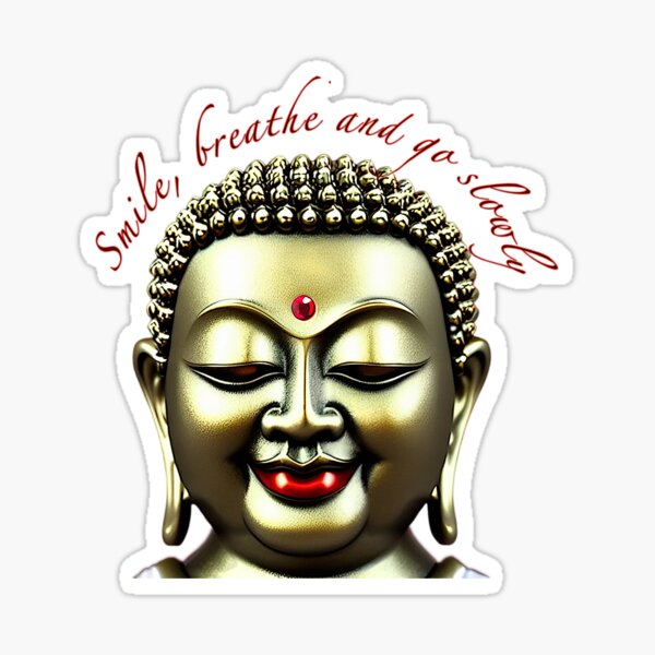 "Golden Buddha" Sticker for Sale by Fire-brand | Redbubble
