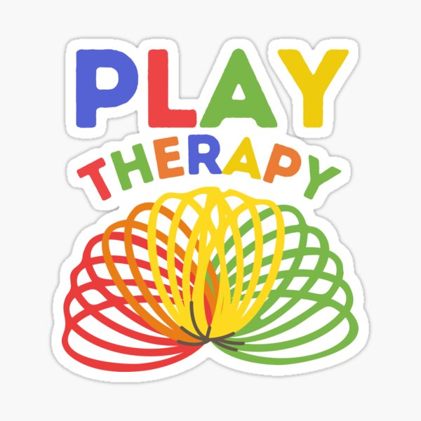 "play therapy" Sticker for Sale by justthethingllc | Redbubble