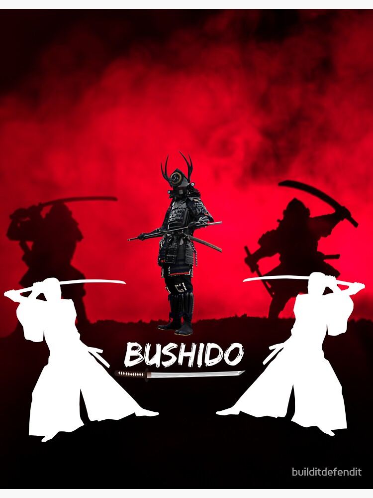 "BUSHIDO " Sticker for Sale by builditdefendit | Redbubble